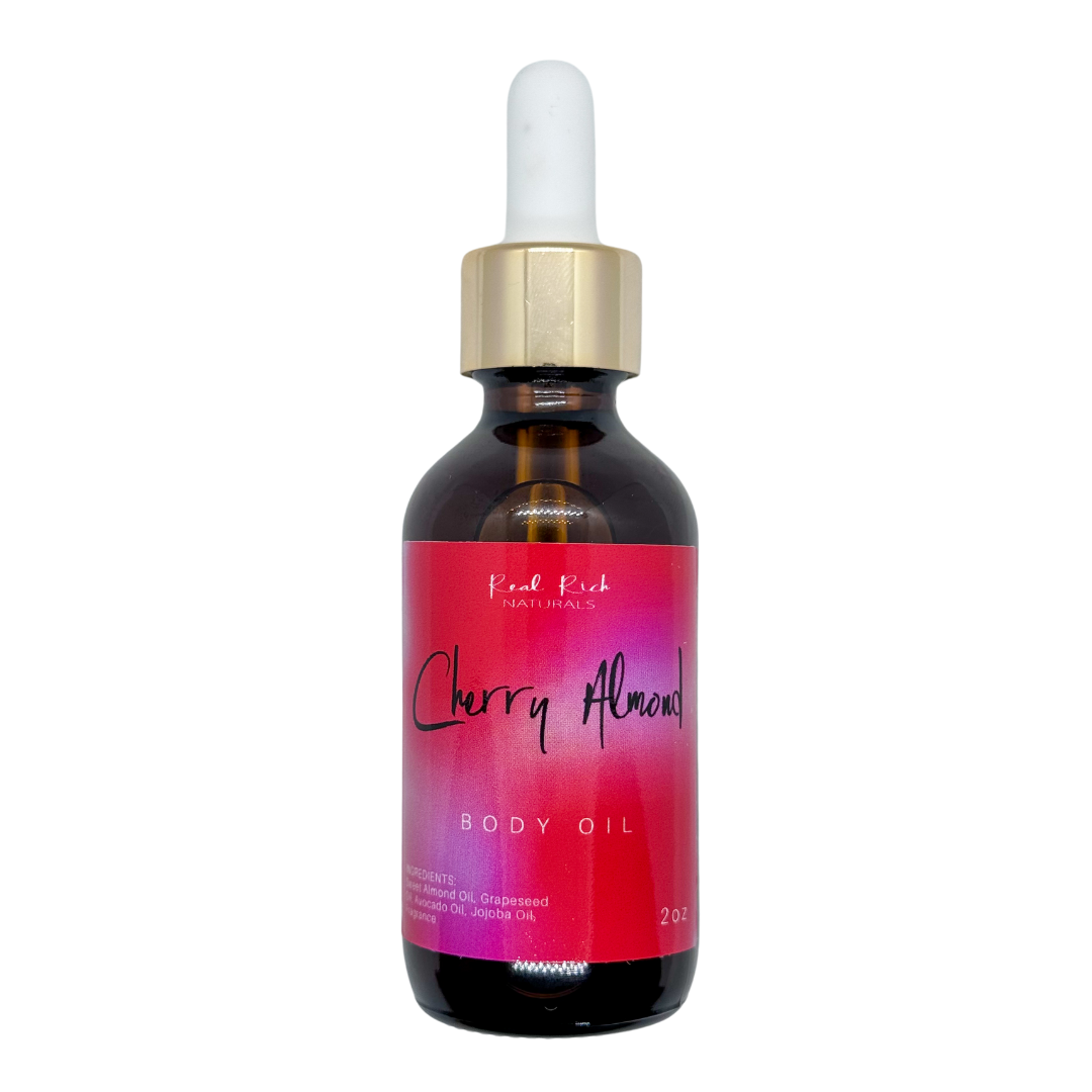 Cherry Almond Body Oil – Real Rich Naturals